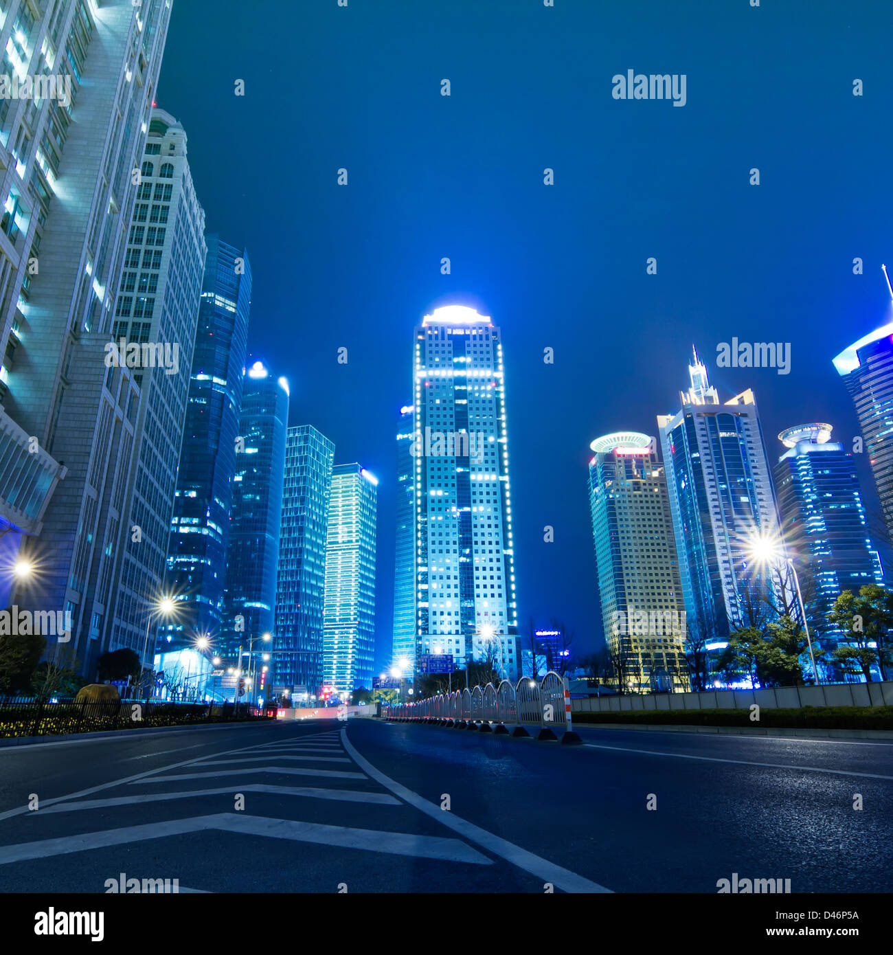 The beautiful night view of Shanghai,in China Stock Photo - Alamy