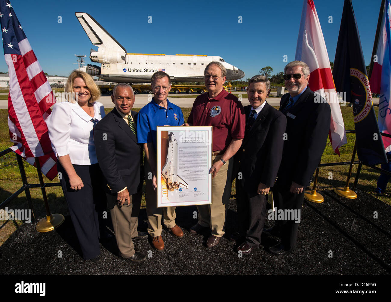NASA's Space Shuttle Atlantis was moved to the Kennedy Space Center for ...