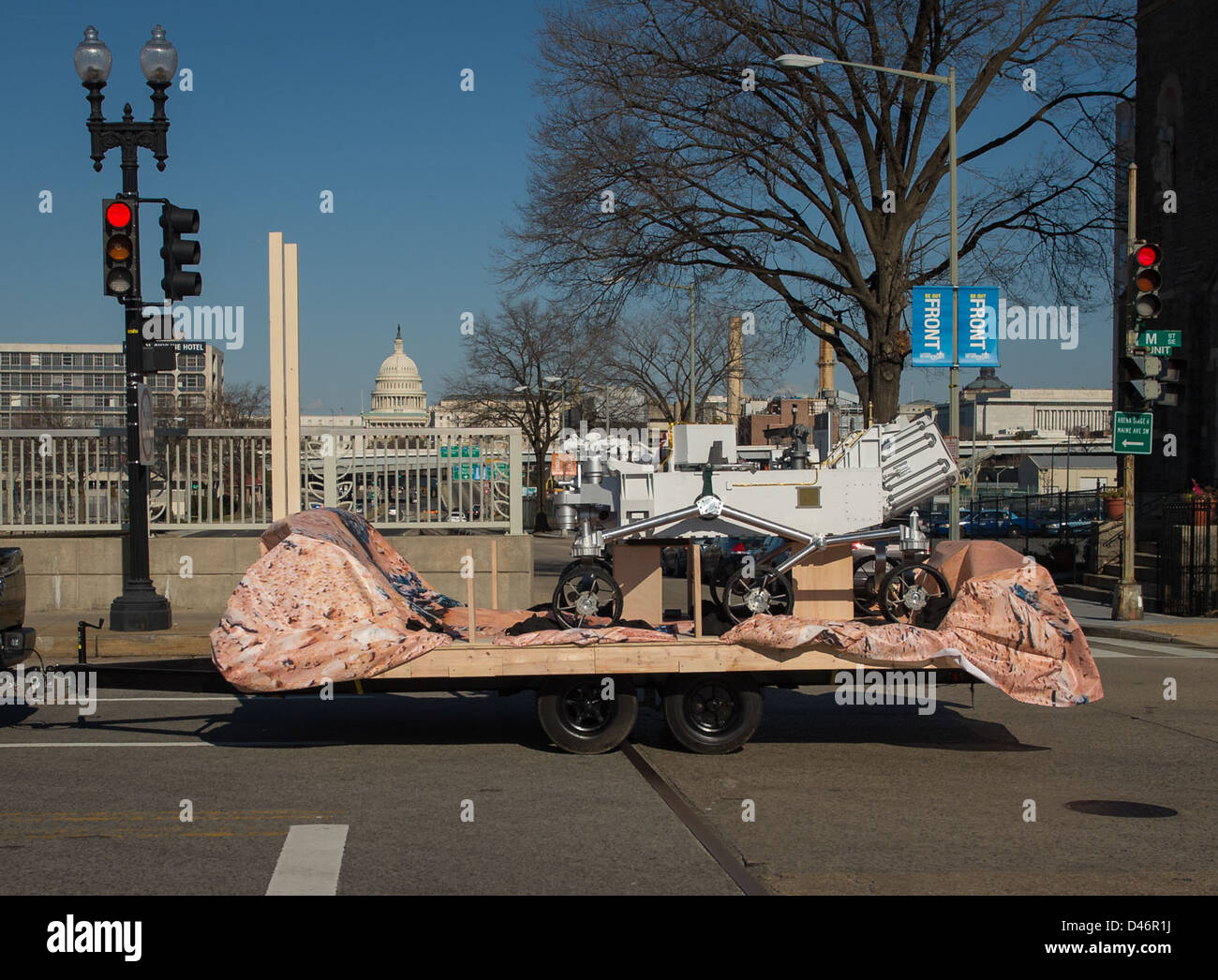 Inaugural Float Move (201301200004HQ Stock Photo - Alamy