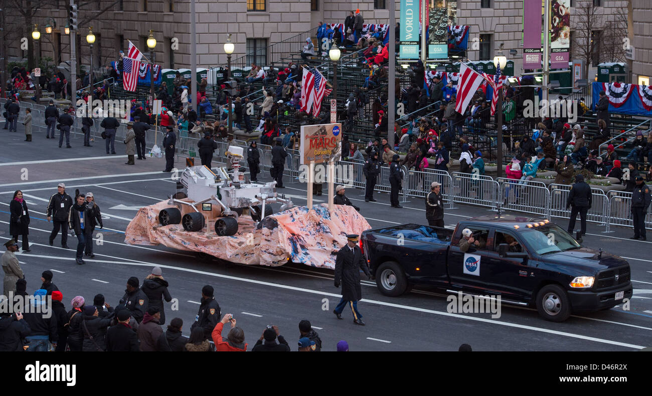 The 2013 Inaugural Parade showcased NASA’s Mars Curiosity Rover and ...
