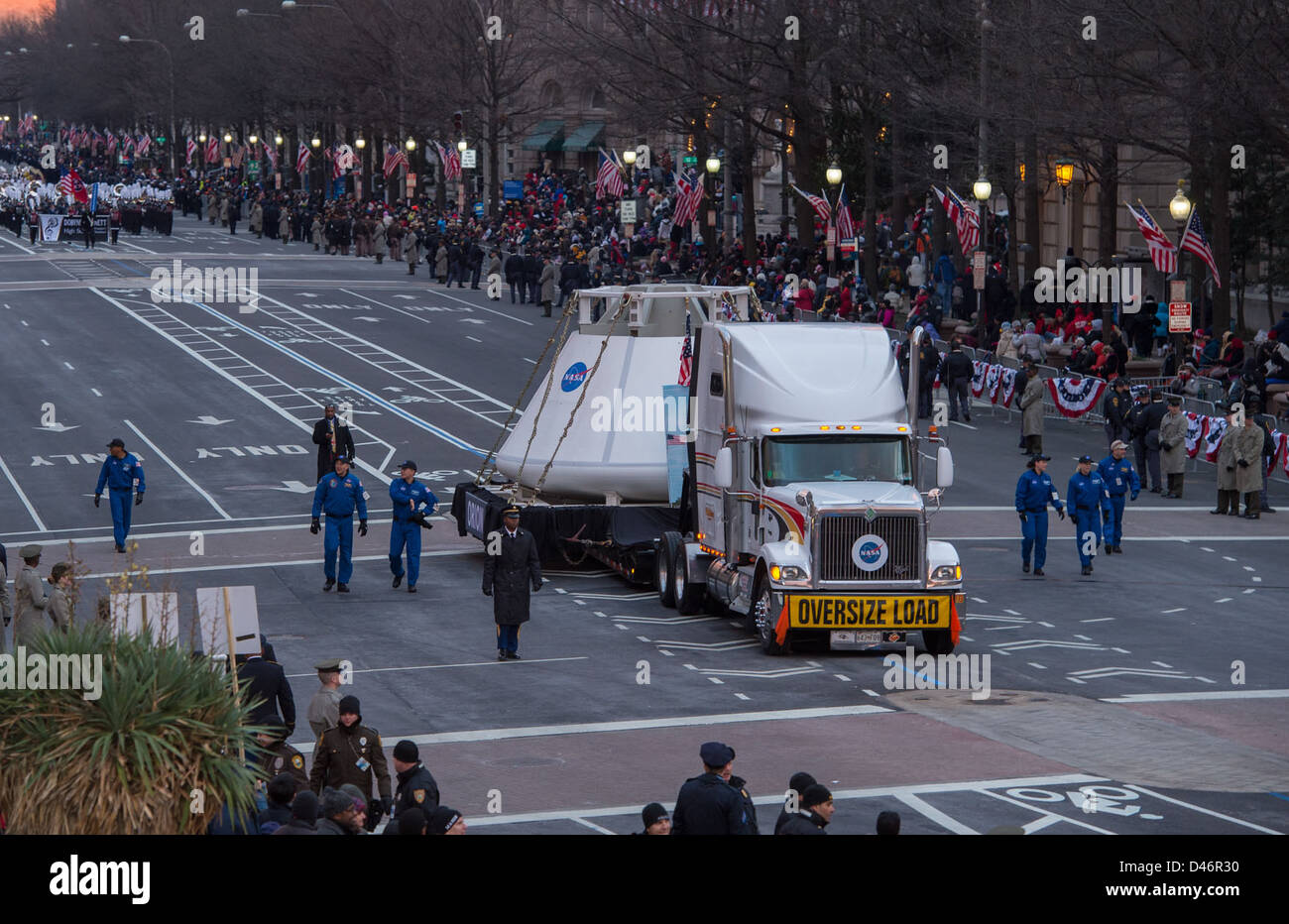 The 2013 Inaugural Parade featured NASA's Curiosity Rover and the Orion ...