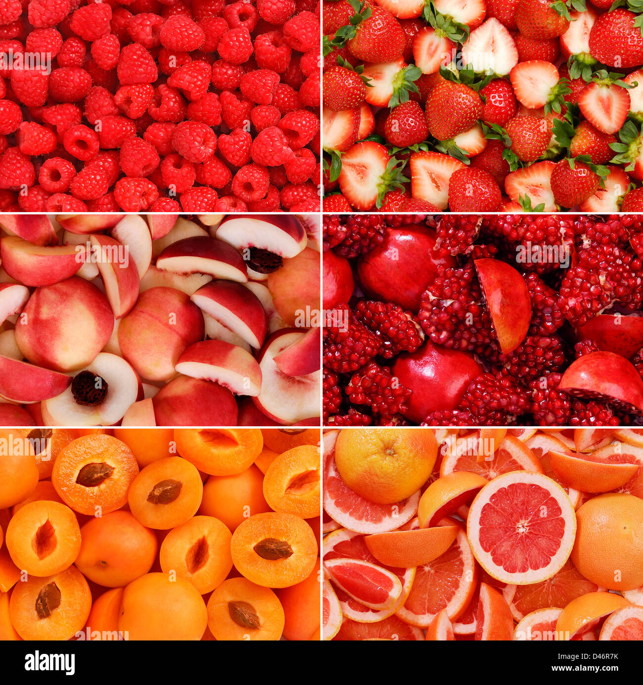 Collection of fruits for backgrounds Stock Photo - Alamy