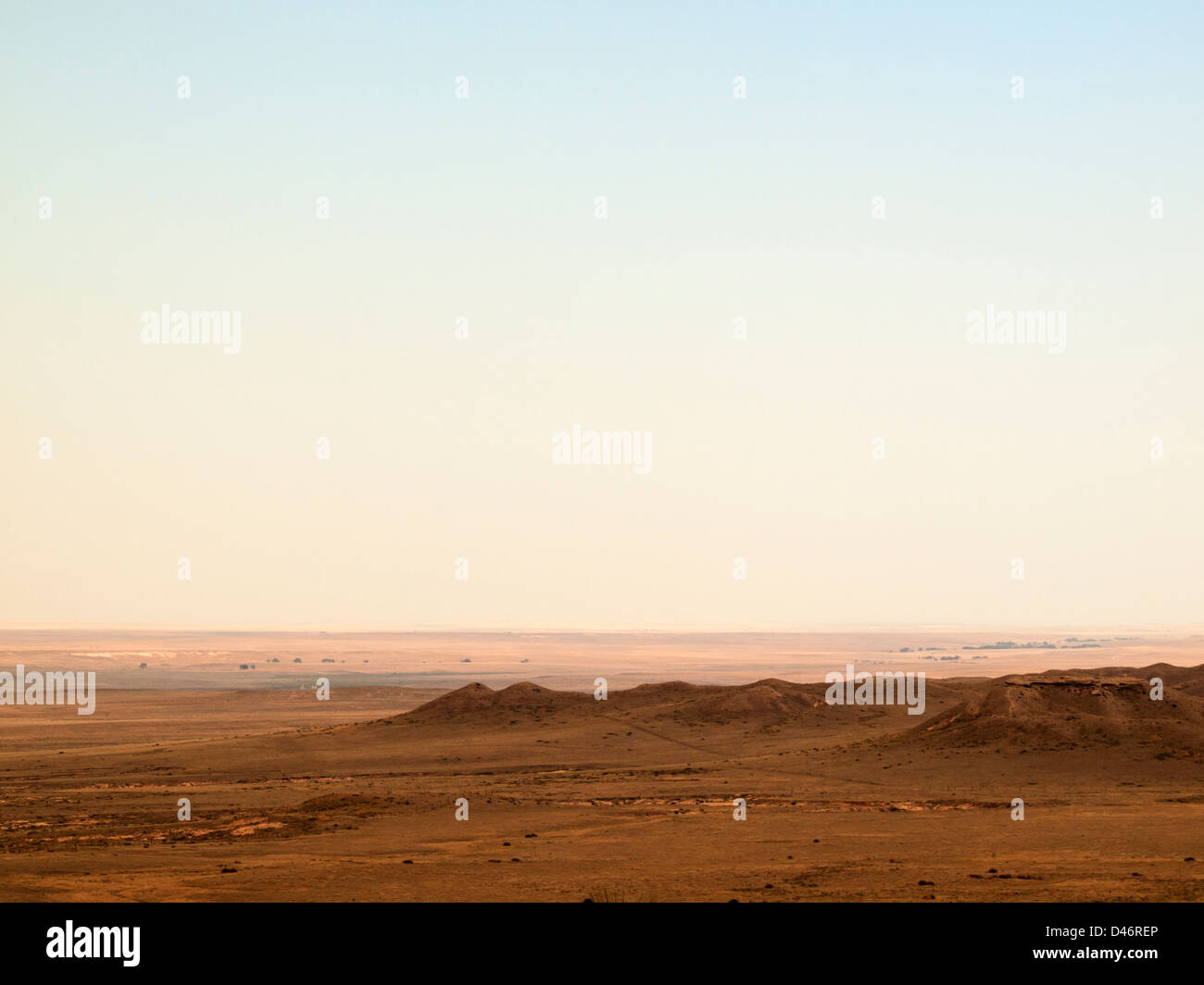Endless prairie at Pawnee National Grassland in Weld County, of ...