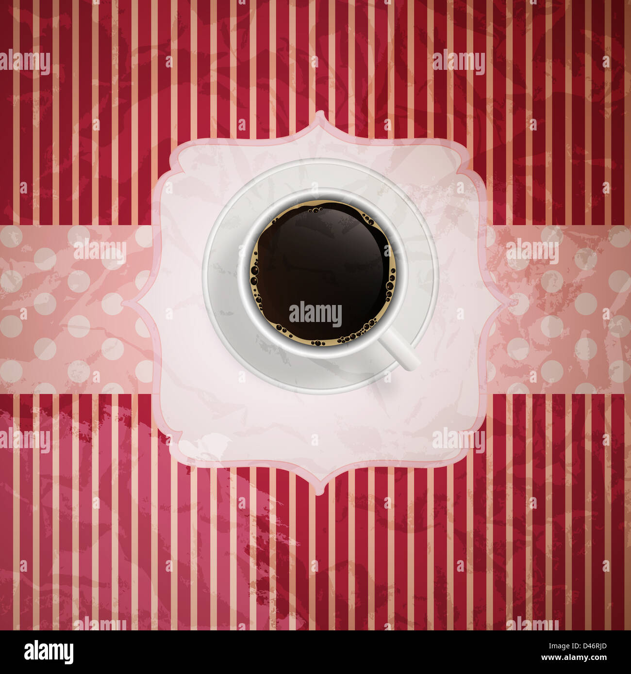 coffee invitation background Stock Photo - Alamy