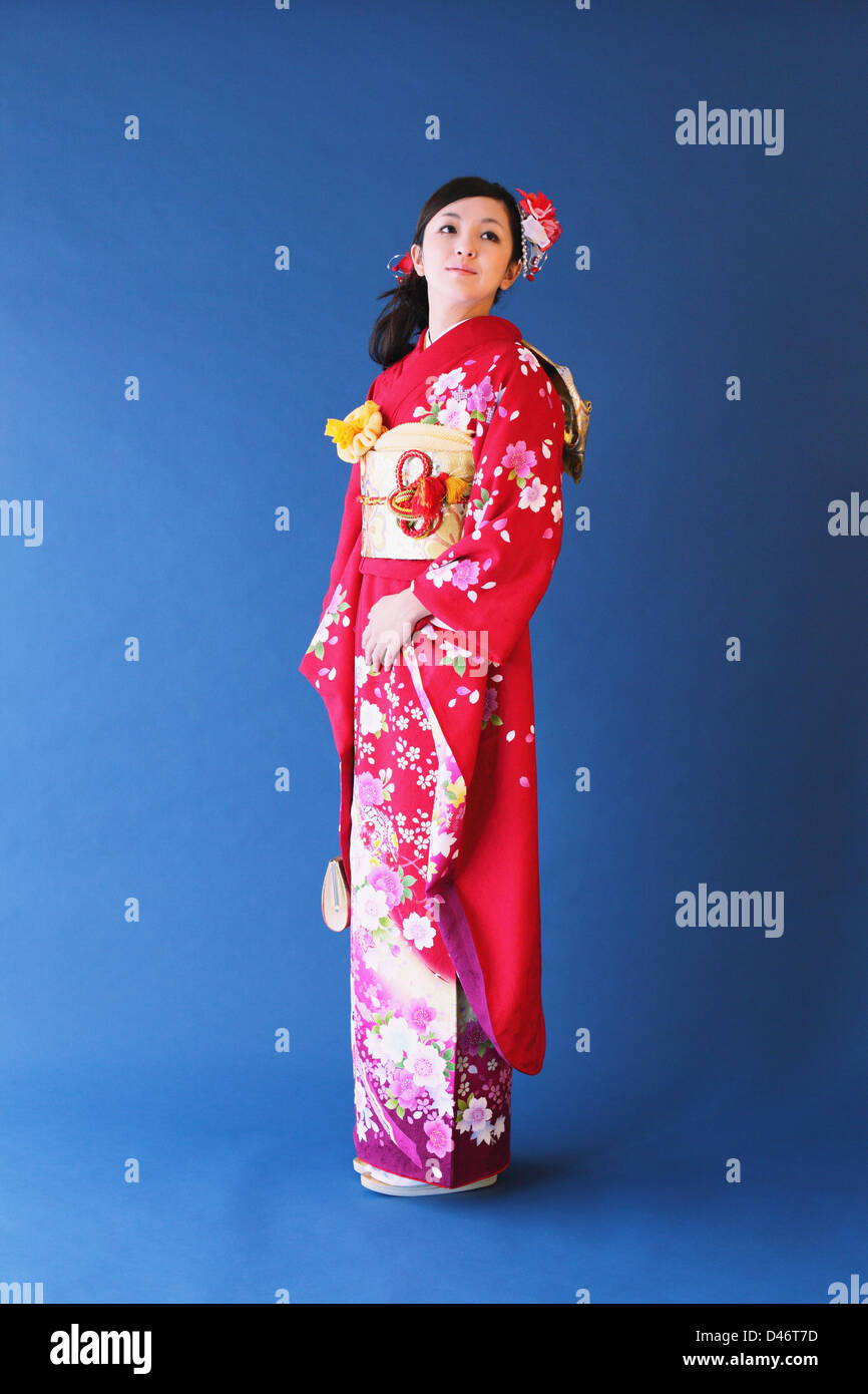 Girl Wearing Kimono High Resolution Stock Photography and Images - Alamy
