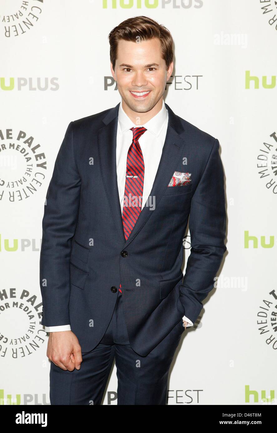 Los Angeles, CA, USA. March 6, 2013. Andrew Rannells at arrivals for ...