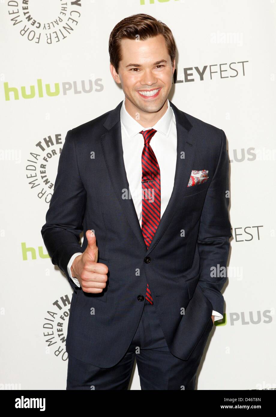 Los Angeles, CA, USA. March 6, 2013. Andrew Rannells at arrivals for ...