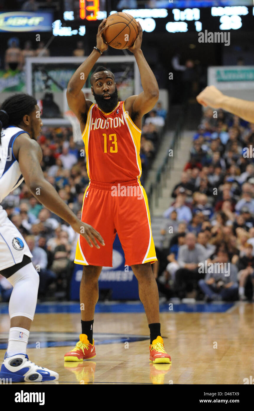 Mar 06, 2013: Houston Rockets shooting guard James Harden #13 during an ...