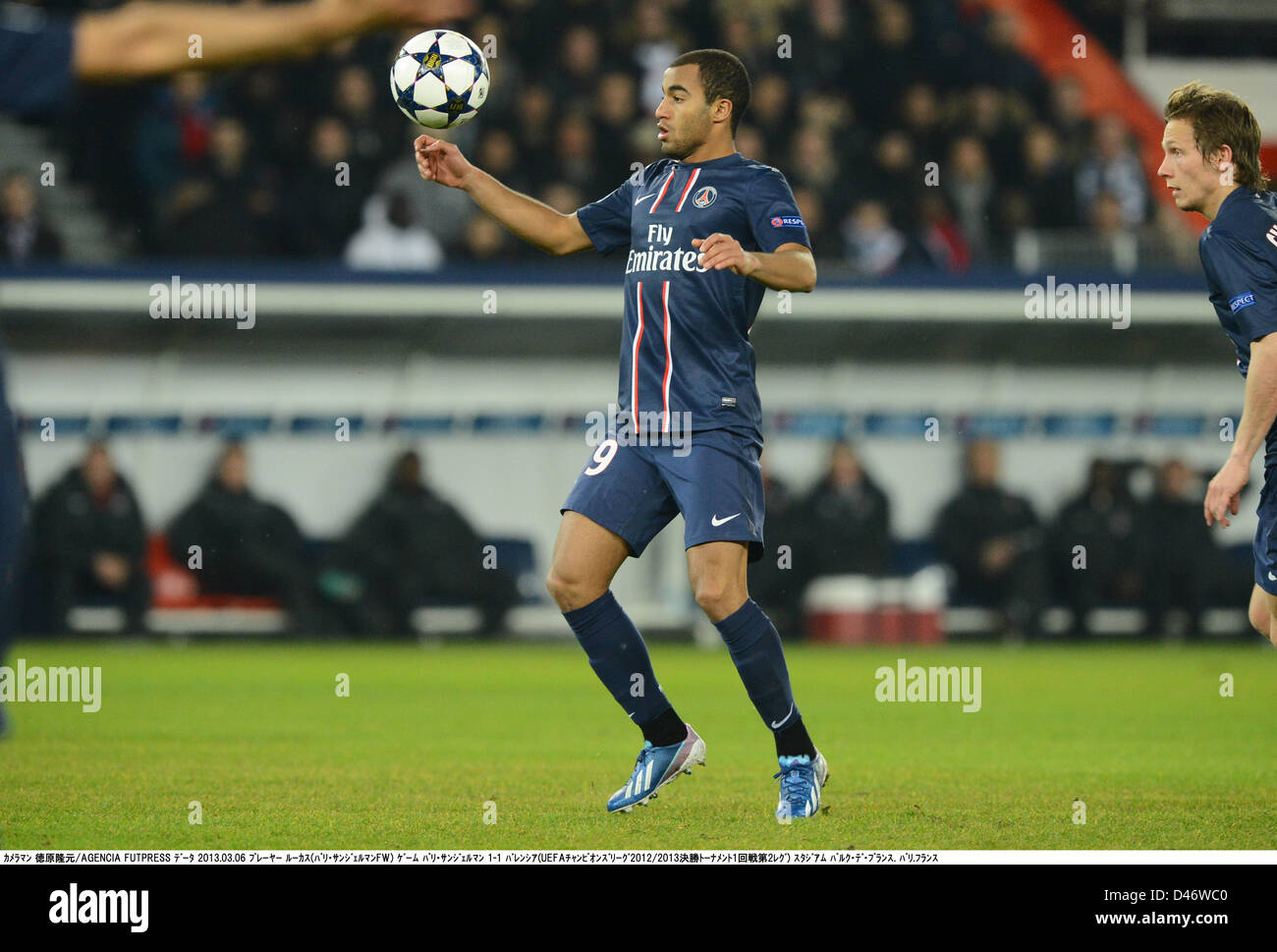 Lucas (PSG), MARCH 6, 2013 - Football / Soccer : UEFA Champions League ...