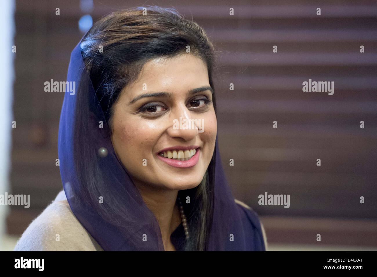 Foreign Minister of Pakistan Hina Rabbani is pictured during a meeting ...