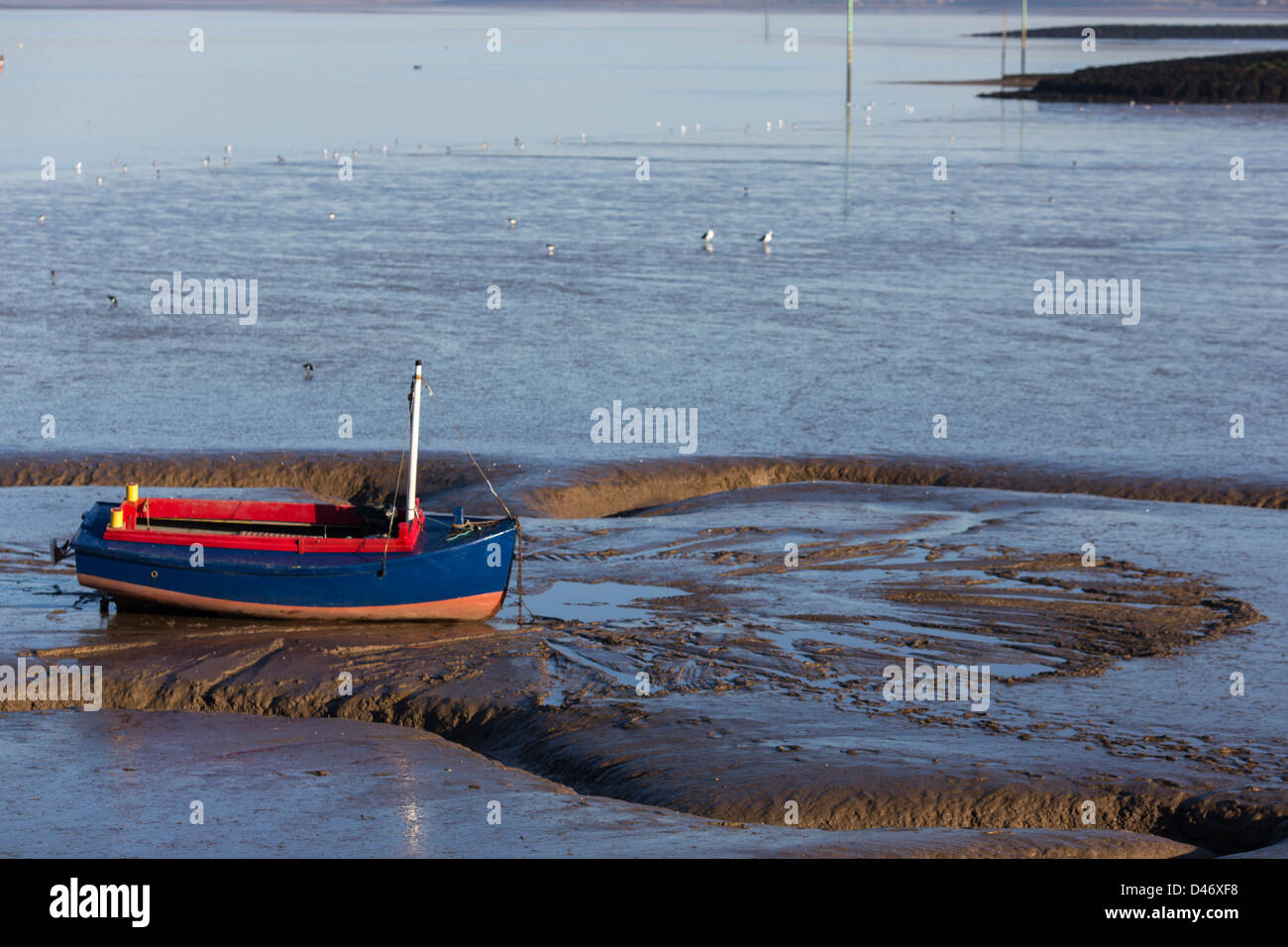 Tidal mudflats on Morecambe Bay Stock Photo - Alamy