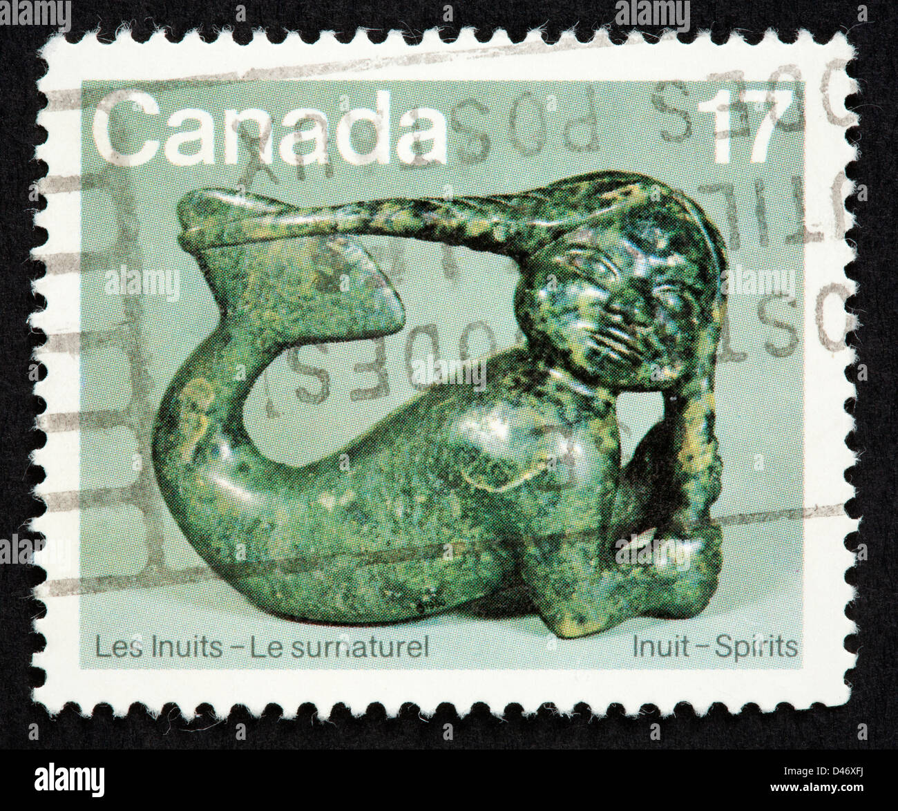 Postage stamp canada inuit hi-res stock photography and images - Alamy