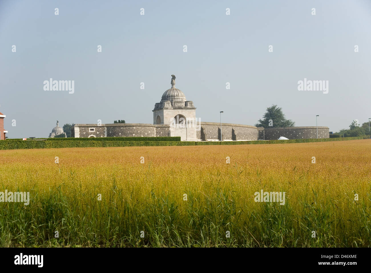 Tyne Cot British First World war cemetery on Passchendaele ridge in ...