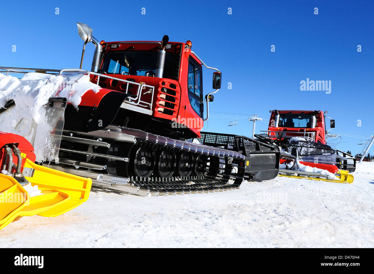 Ratrak, grooming machine, special snow vehicle Stock Photo - Alamy