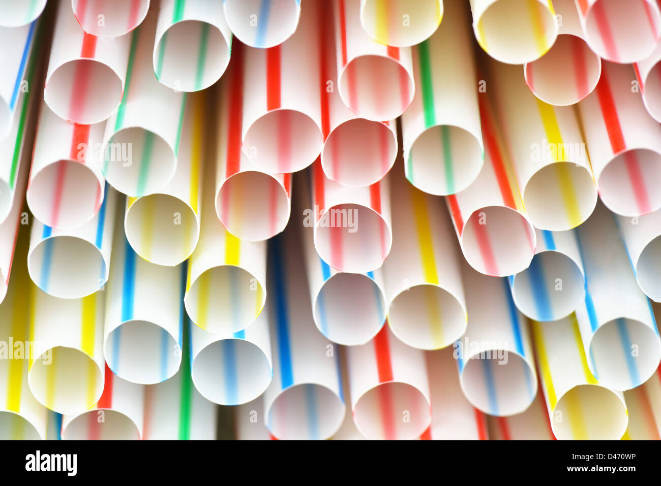 Many colorful drinking straws Stock Photo - Alamy