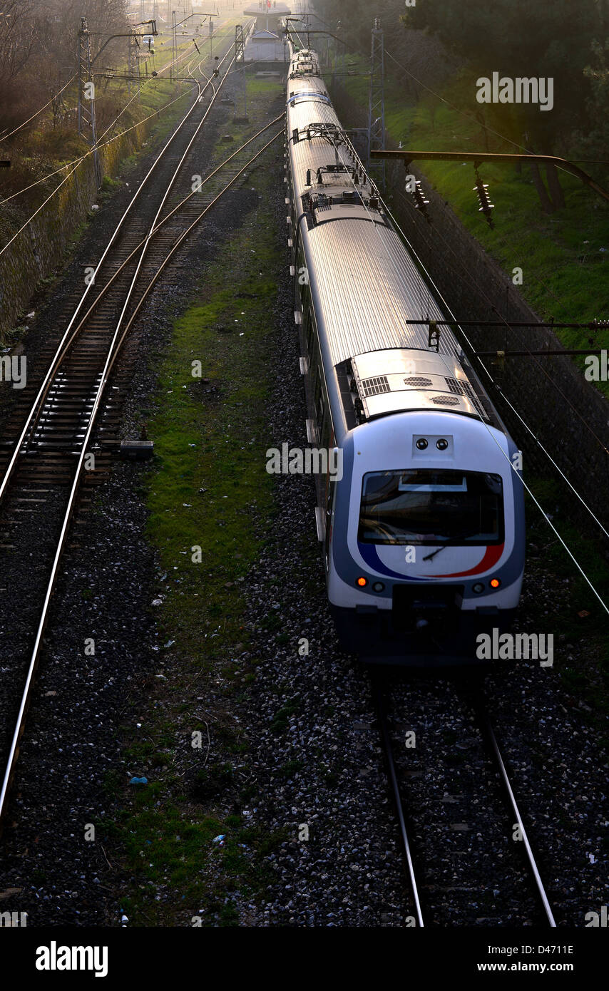 Suburban Commuter Train High Resolution Stock Photography and Images ...