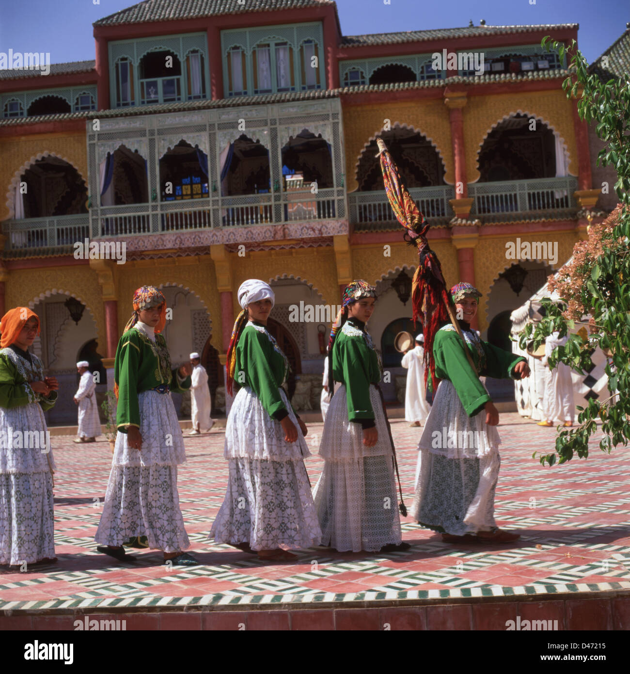 Folklore Display at Marrakesh Stock Photo - Alamy