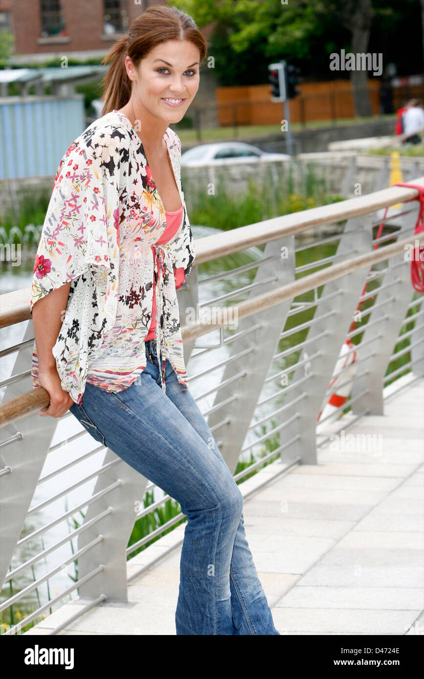 Model and TV3 TV Host Glenda Gilsen poses for the cameras. She is the ...