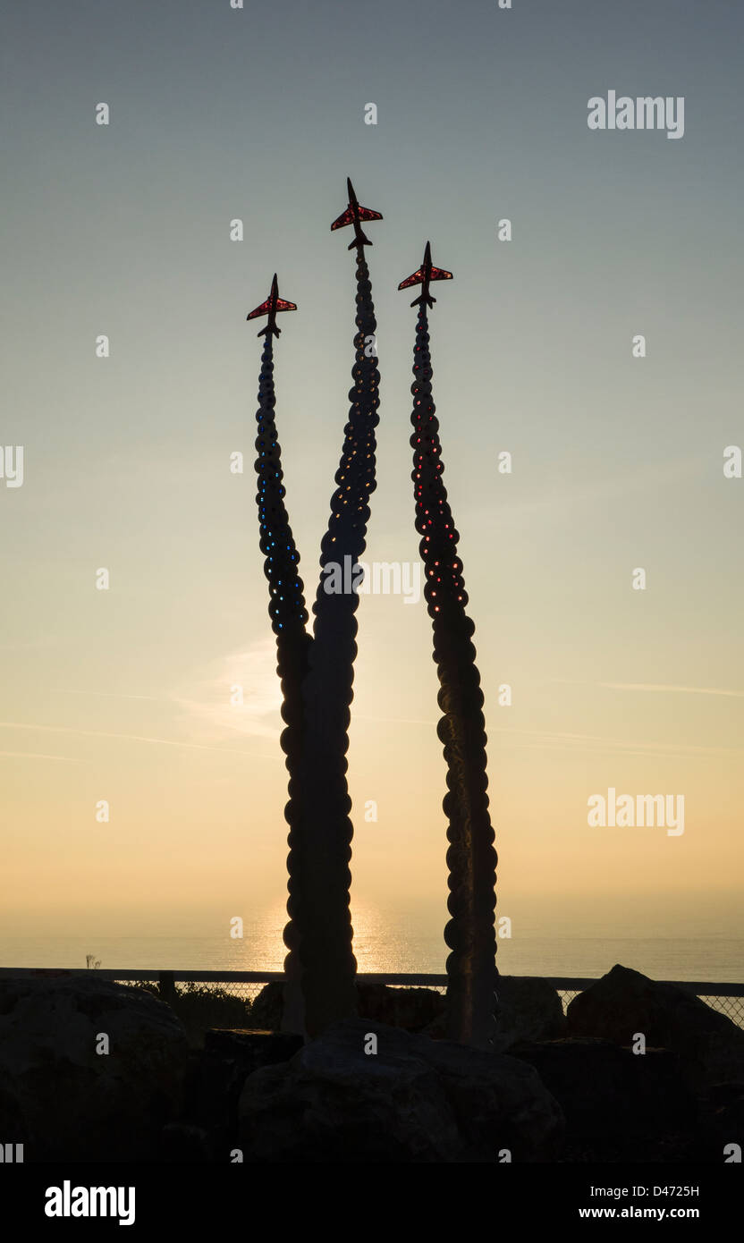Bournemouth, Red Arrows Memorial, for Pilot, Flight Lieutenant Jon ...