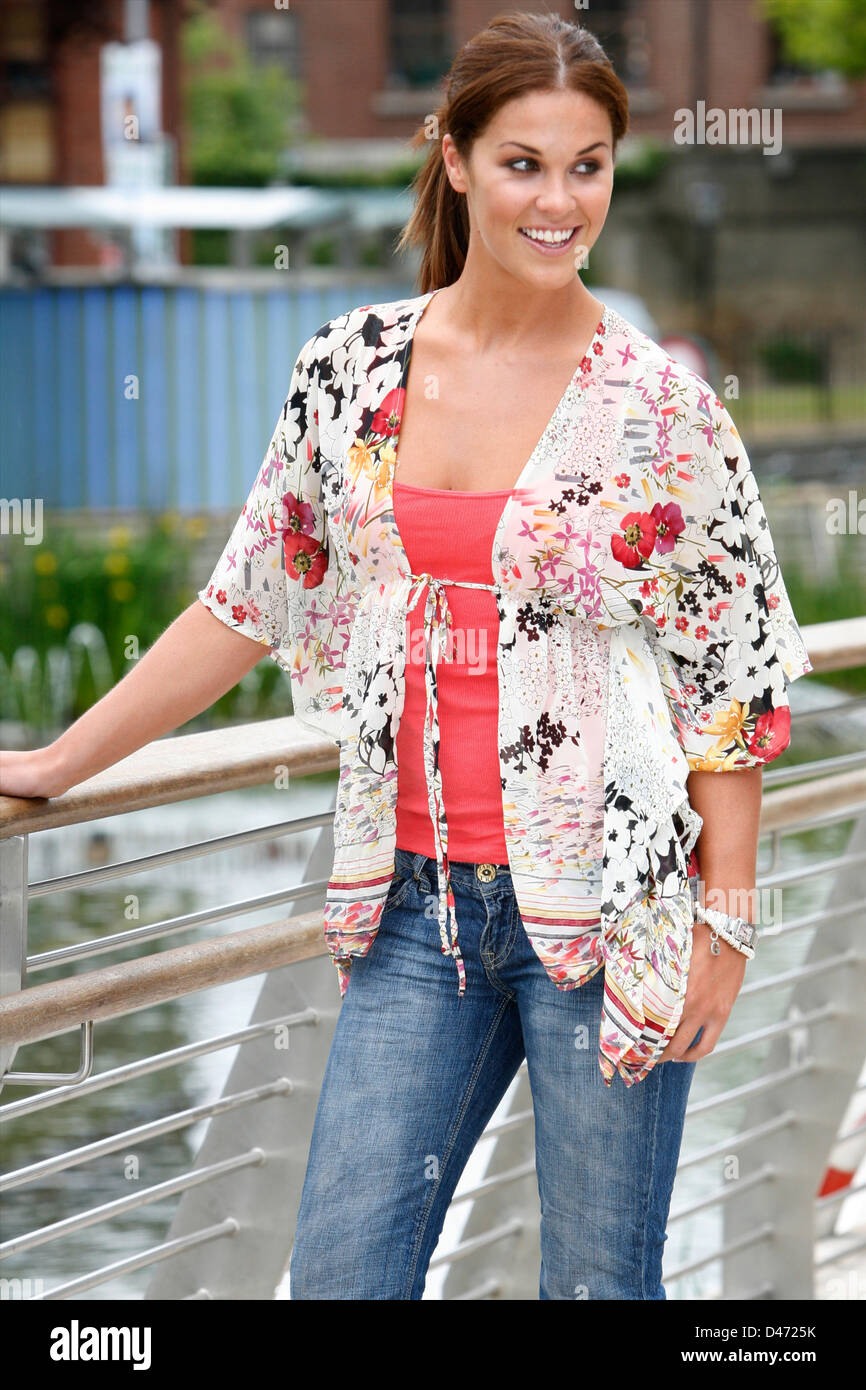 Model and TV3 TV Host Glenda Gilsen poses for the cameras. She is the ...