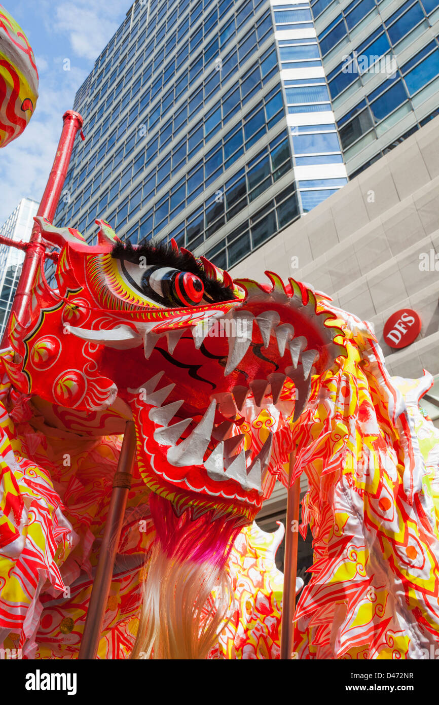 China, Hong Kong, Dragon Dance Stock Photo - Alamy