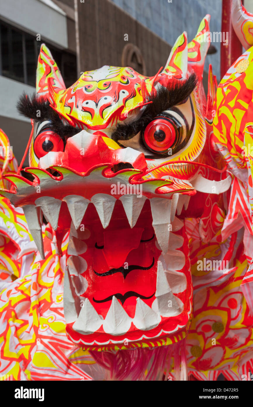 China, Hong Kong, Dragon Dance Stock Photo - Alamy