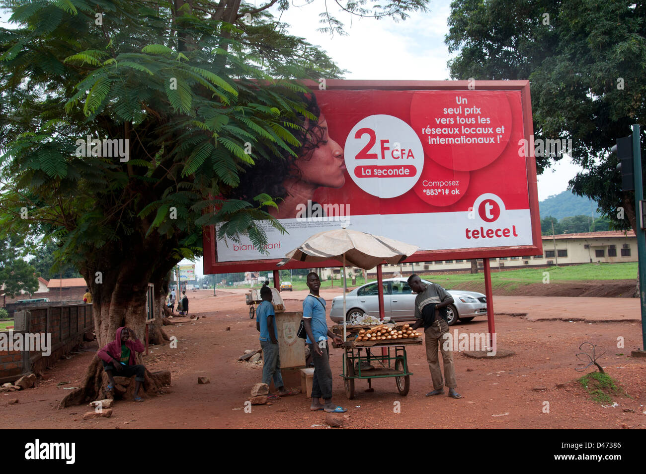 Cell phone advert africa hi-res stock photography and images - Alamy