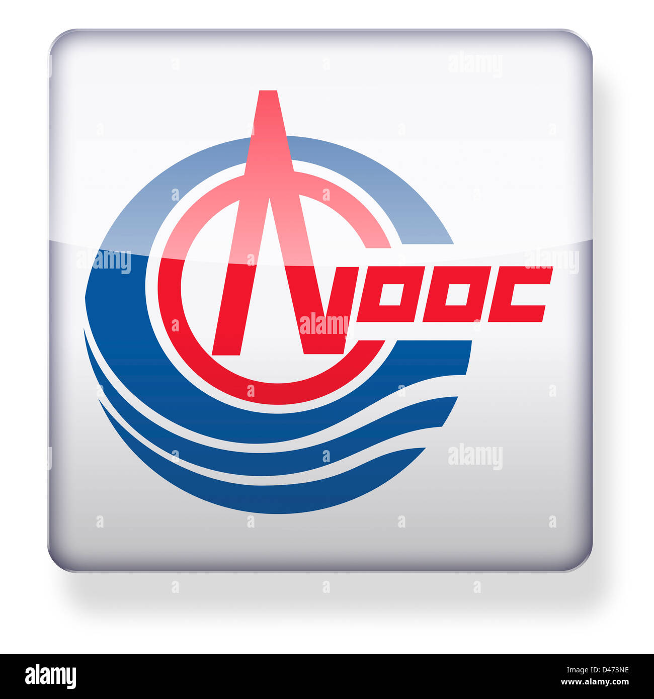 Cnooc logo as an app icon. Clipping path included Stock Photo - Alamy