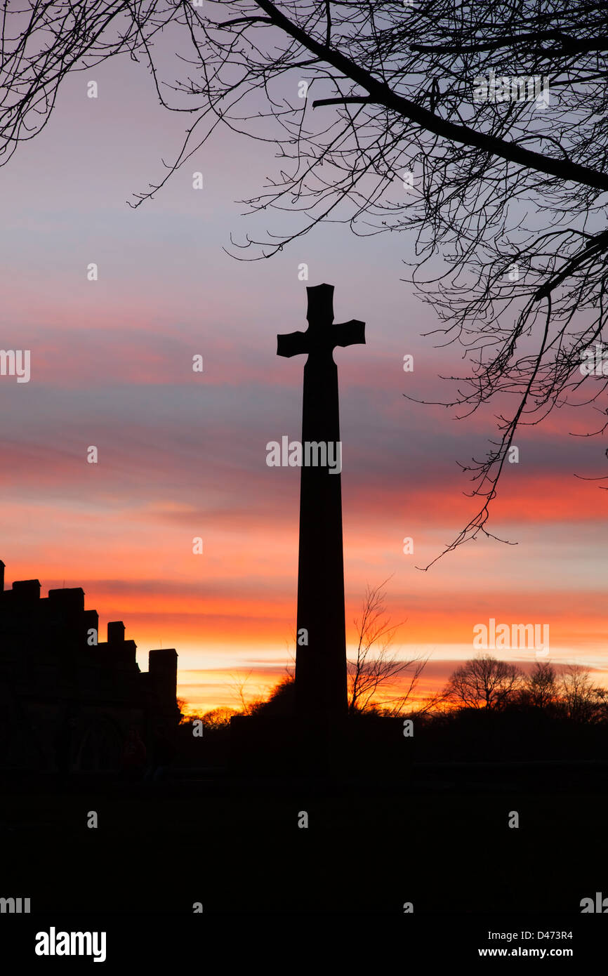 Durham cathedral silhouette hi-res stock photography and images - Alamy