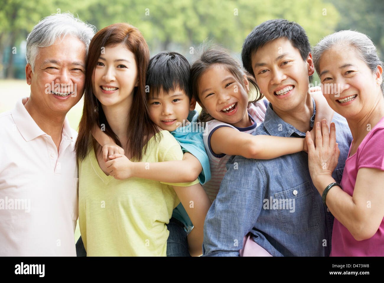 Happy asian three generations family hi-res stock photography and ...