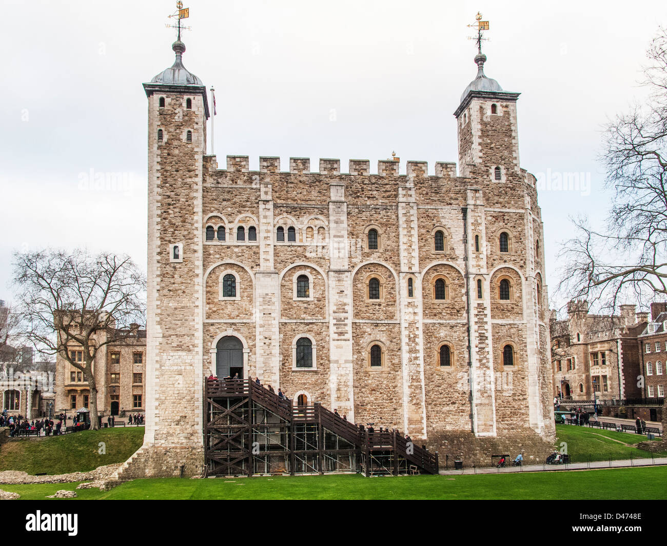 White Tower, Tower of London Stock Photo - Alamy