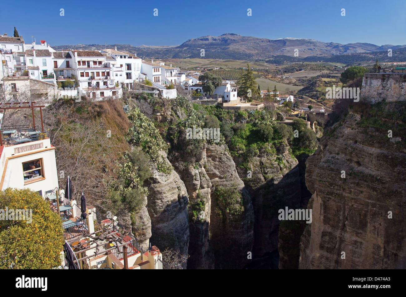 Spain: the town of Ronda Stock Photo - Alamy