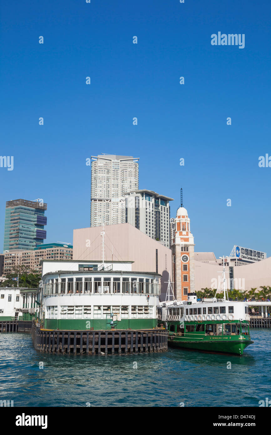 China, Hong Kong, Kowloon Star Ferry Terminal Stock Photo - Alamy