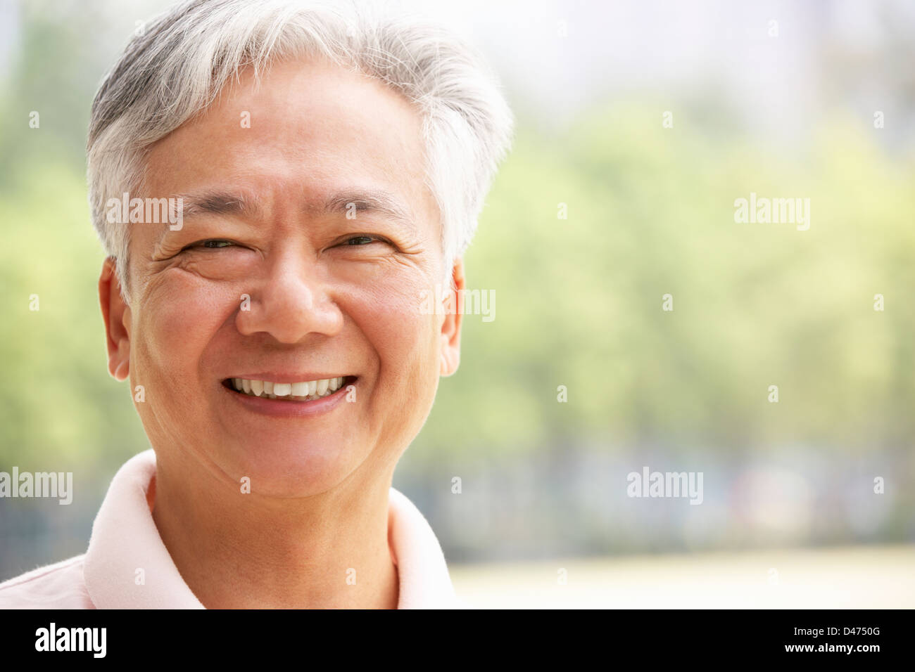 Head And Shoulders Portrait Of Senior Chinese Man Stock Photo - Alamy