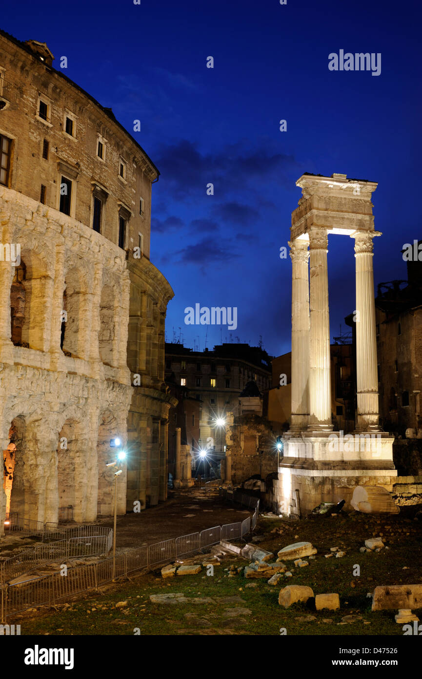 Apollo temple theatre marcellus rome hi-res stock photography and ...