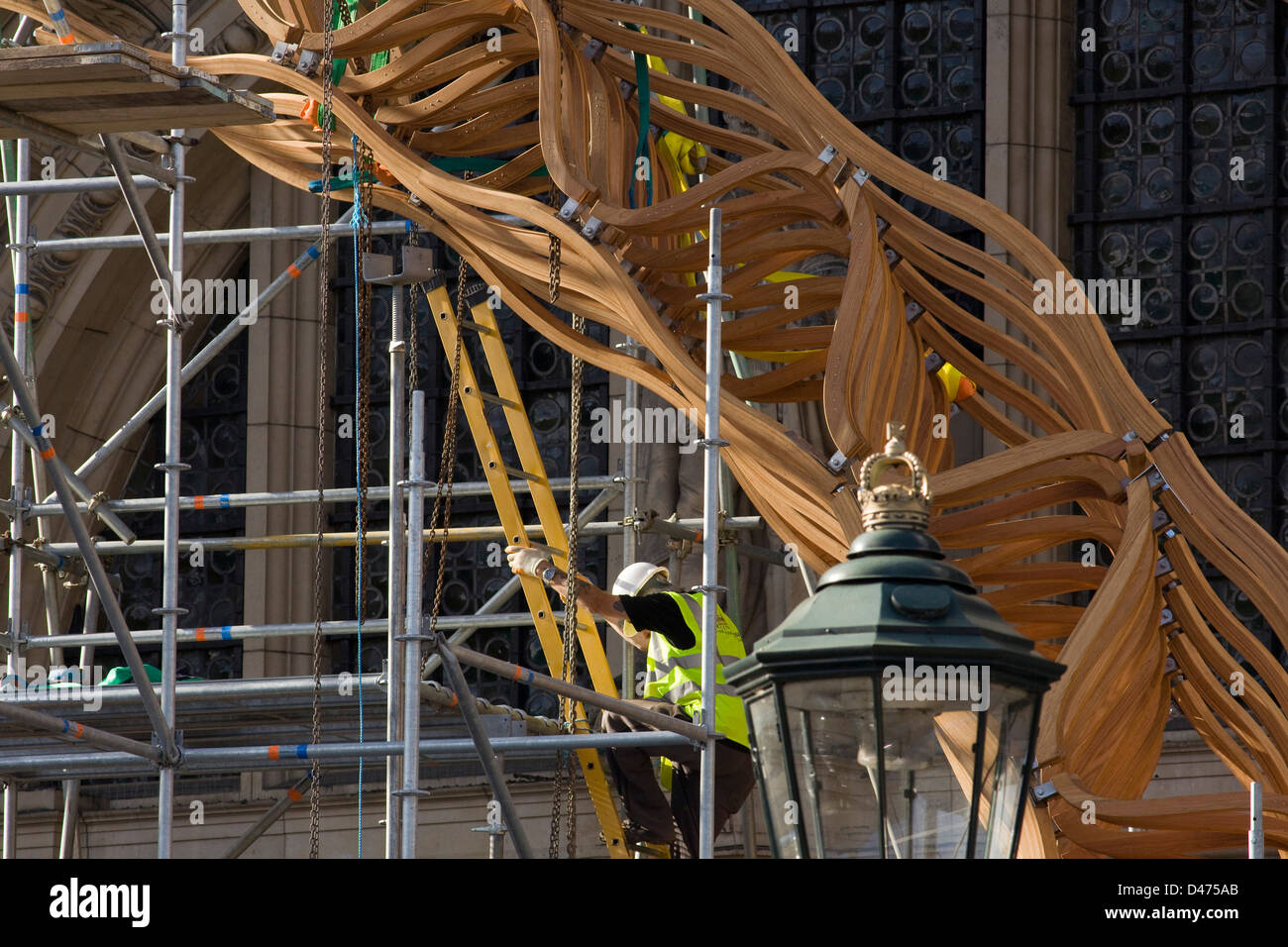 Timber scaffold hi-res stock photography and images - Alamy