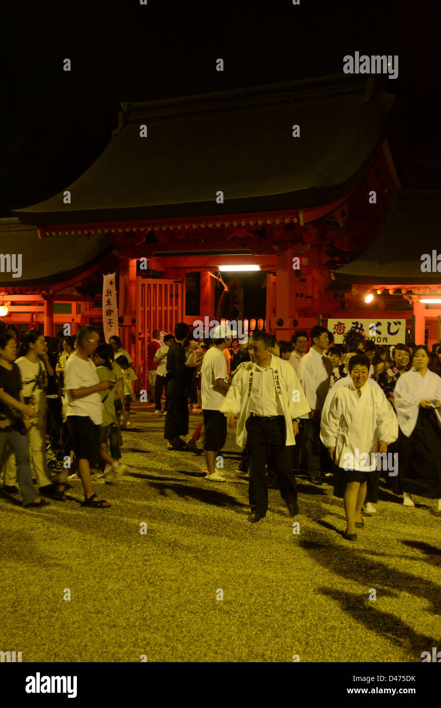 Sumiyoshi shrine, Sumiyoshi festival Stock Photo - Alamy