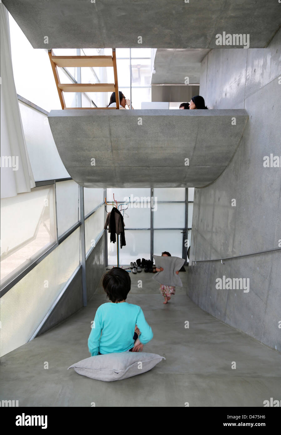 The Mist House, Tokyo, Japan. Architect: TNA, 2012 Stock Photo - Alamy