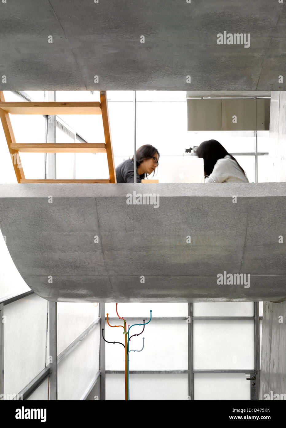 The Mist House, Tokyo, Japan. Architect: TNA, 2012. Interior view ...