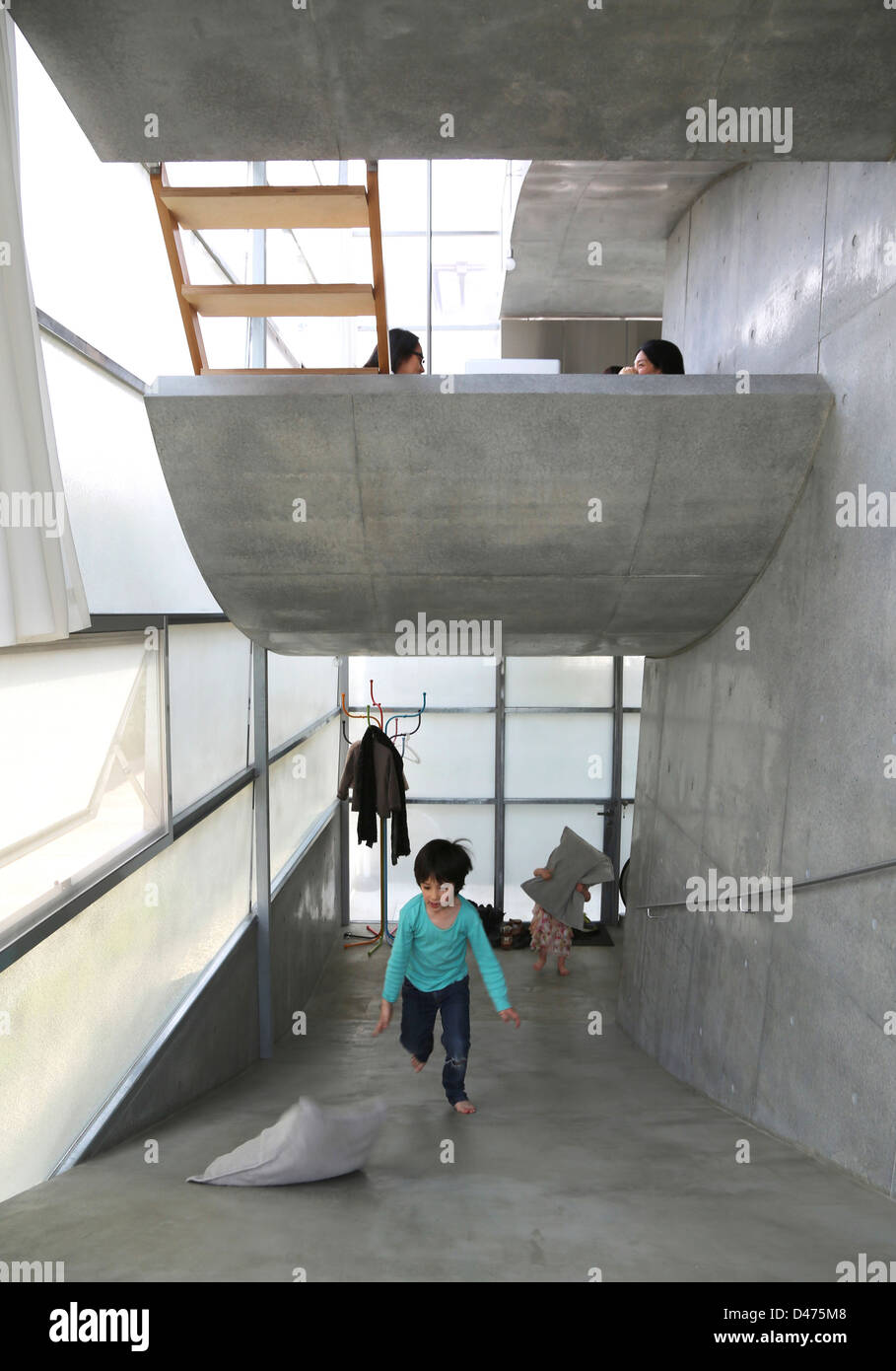 The Mist House, Tokyo, Japan. Architect: TNA, 2012 Stock Photo - Alamy