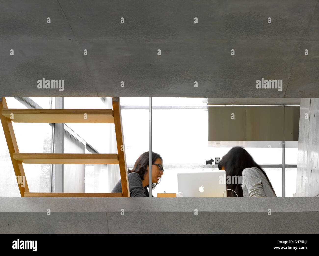 The Mist House, Tokyo, Japan. Architect: TNA, 2012. Interior view ...
