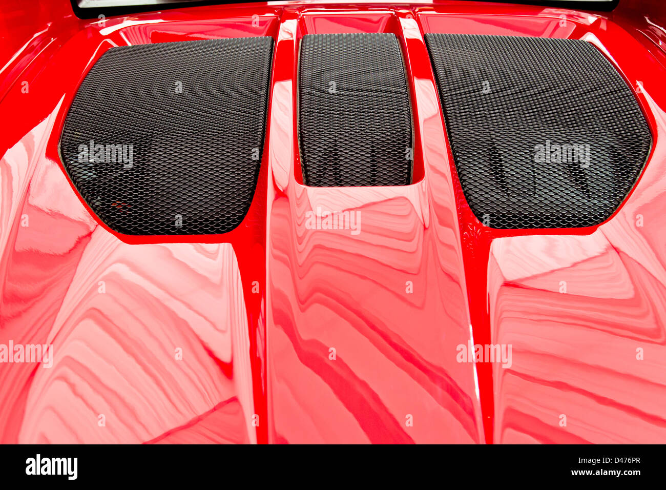 Rear Engine Hood Stock Photo - Alamy