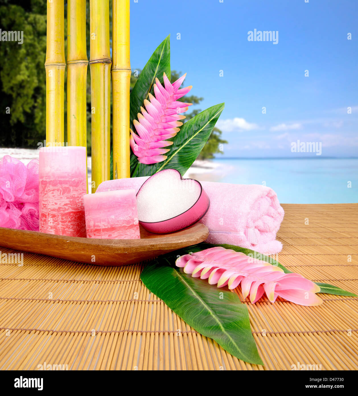 Spa treatment tropical resort hi-res stock photography and images - Alamy