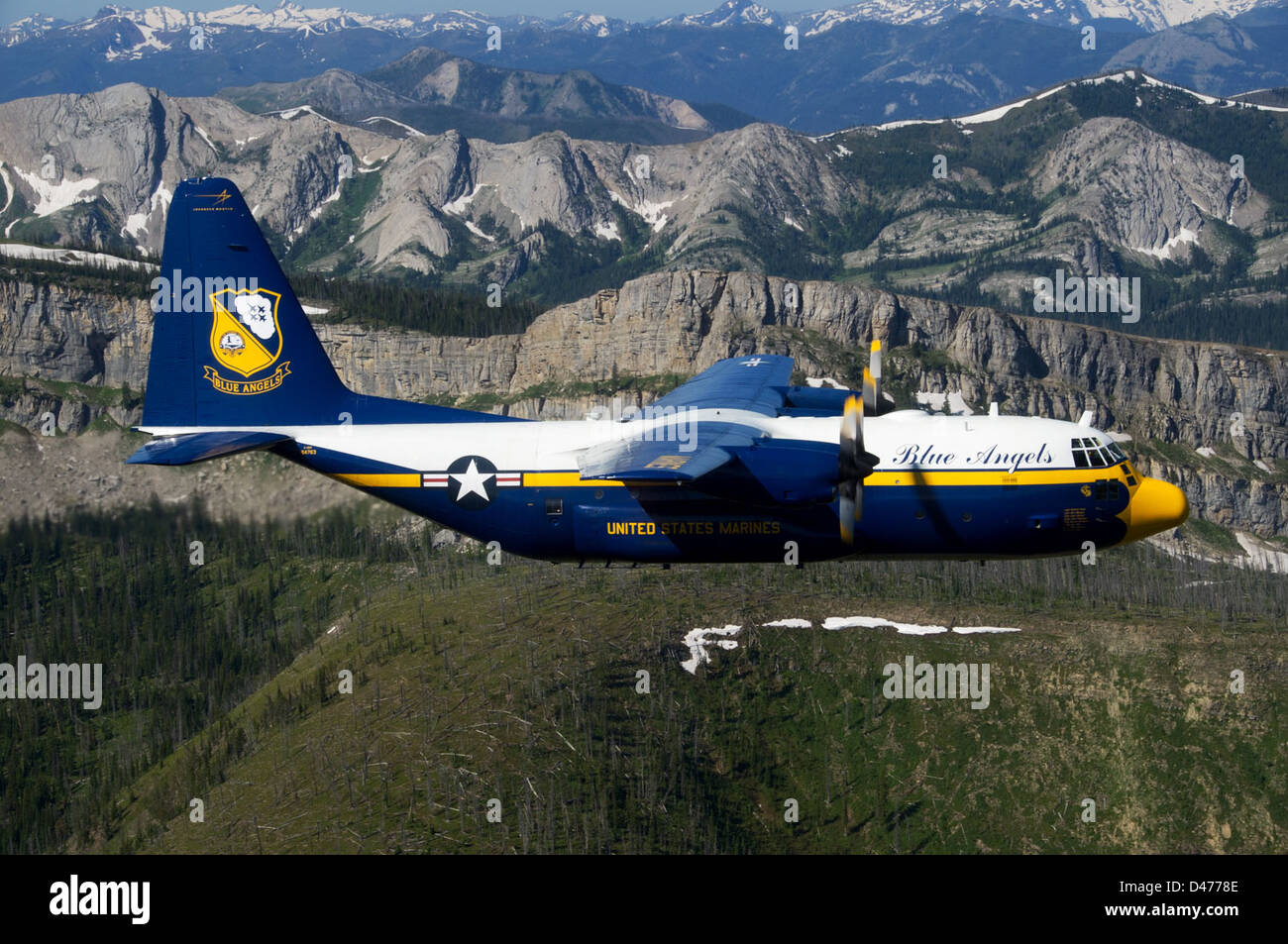 Fat Albert, the C-130 Hercules aircraft of the U.S. Navy’s Blue Angels ...