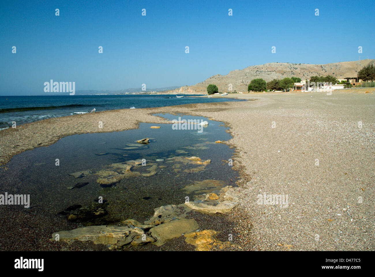 beach lardos lindos rhodes dodecanese islands greece Stock Photo - Alamy