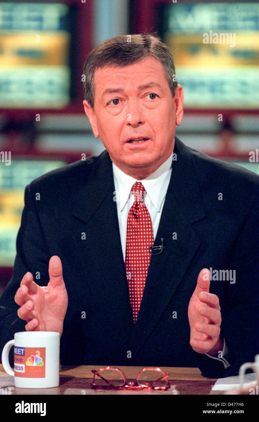 Senator John Ashcroft (R-MO) discusses the ongoing scandal involving ...