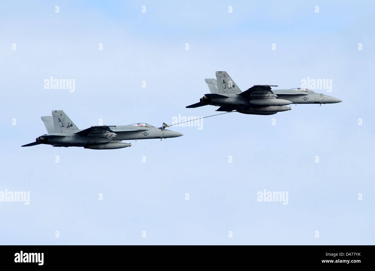 Military jet during demonstration flight hi-res stock photography and ...