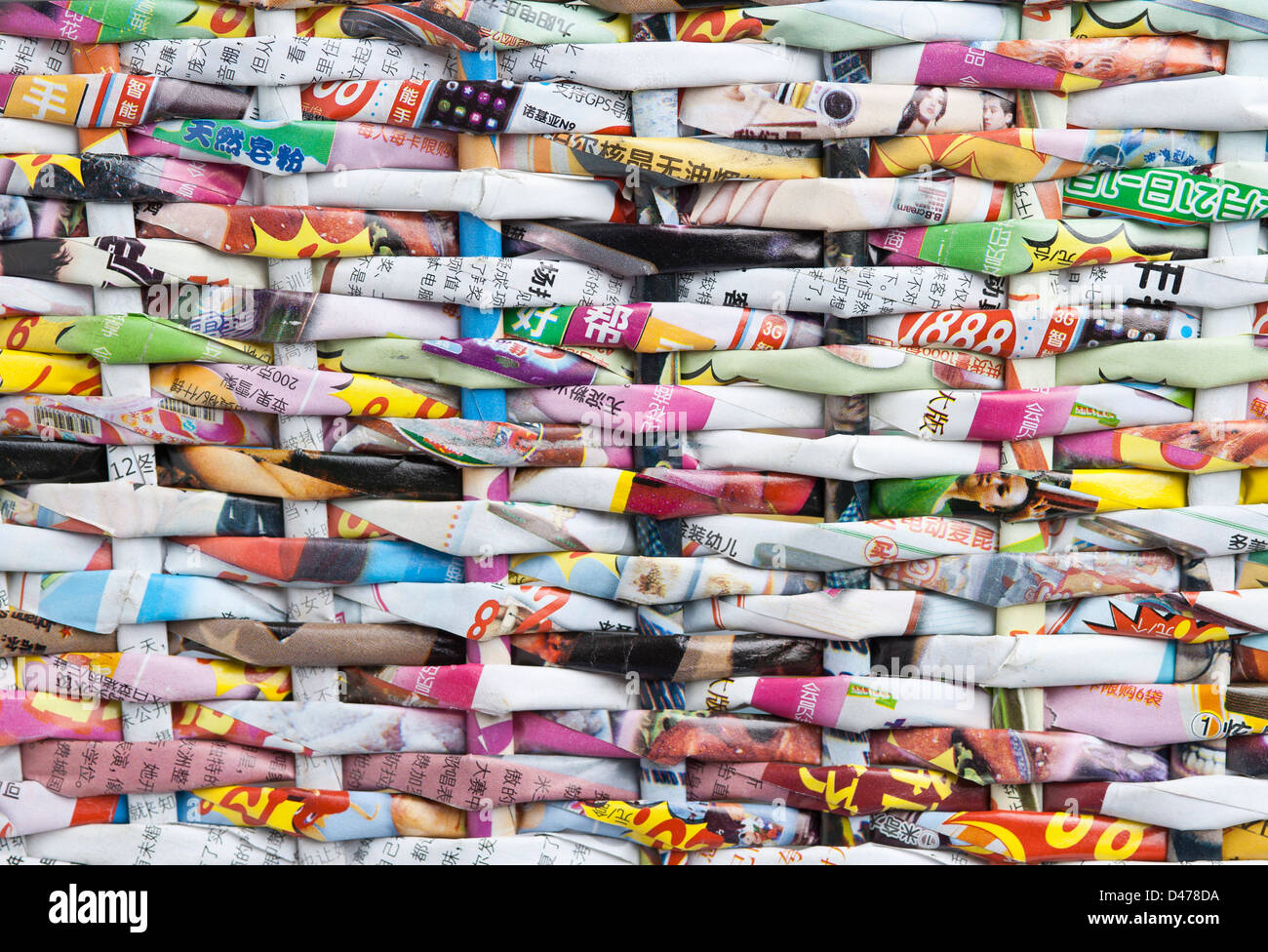 Magazine paper texture hi-res stock photography and images - Alamy