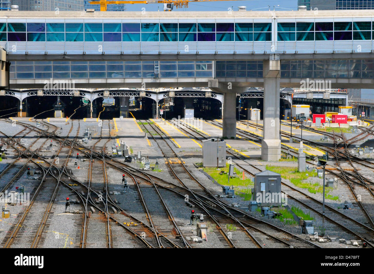 Transportation train rail railroad track tracks toronto ontario canada ...