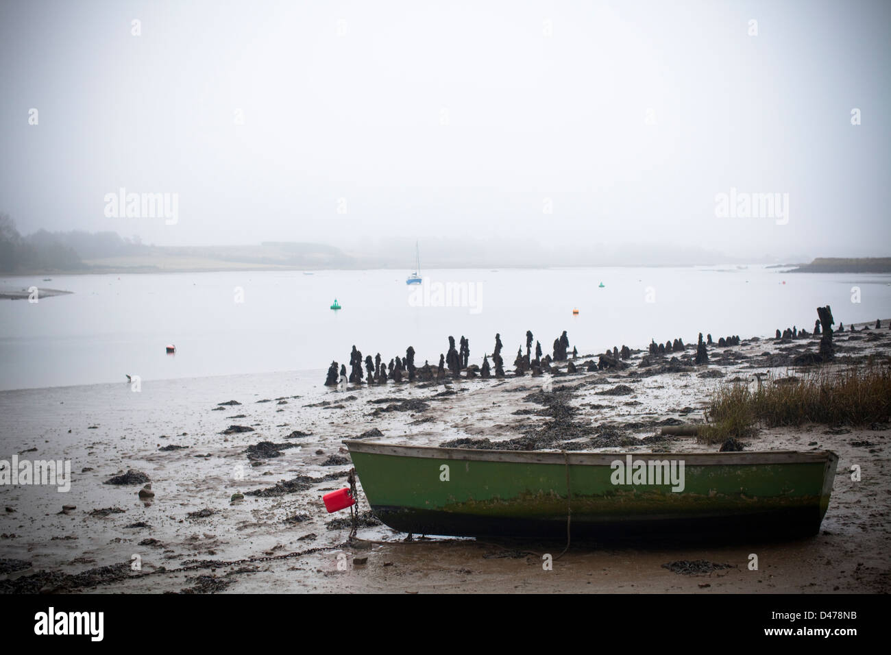 Rowing boat woodbridge suffolk Stock Photo - Alamy